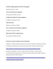 Bus Learning Journal Unit Docx Read The Reading Assignment And The Learning Guide