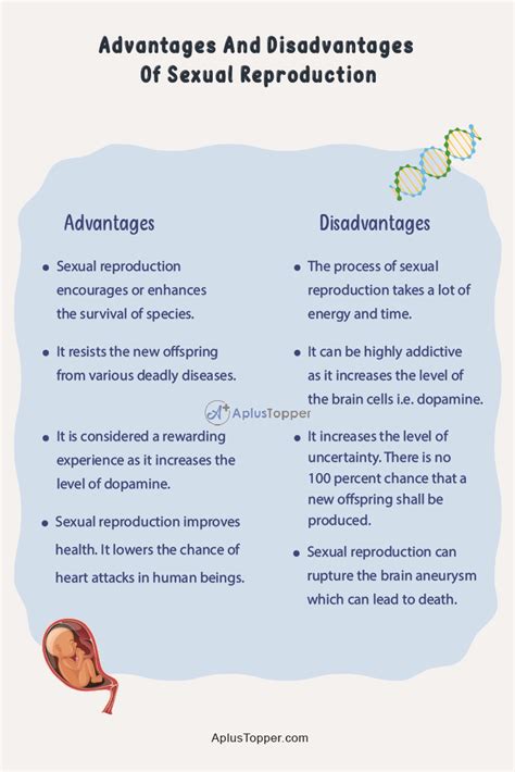 Advantages And Disadvantages Of Sexual Reproduction What Is Sexual