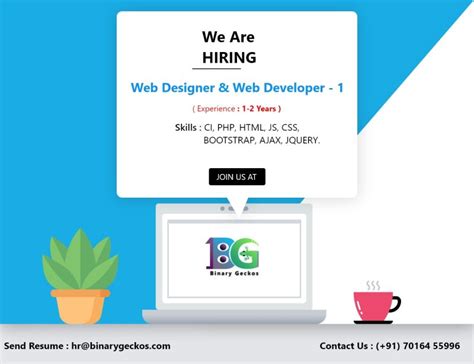 binary geckos on linkedin codeigniter phpjobs webdeveloper