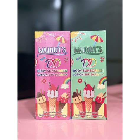 Jual Walnuts Dd Body Sunscreen Lotion Spf 50 Pa Originalbody