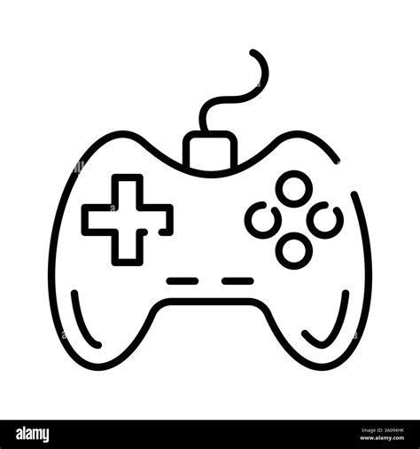 game console or game controller computer gaming gamepad vector icon