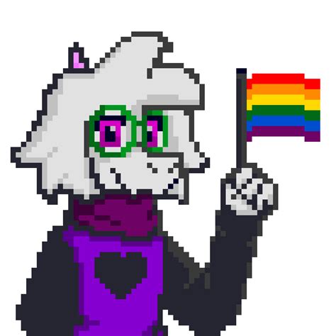 I Animated Ralsei For Wear It Purple Day An Lgbt Awareness Day Here