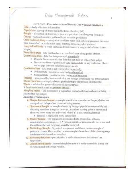 Data Management Notes Smaller Group From Pop Census Gathered From