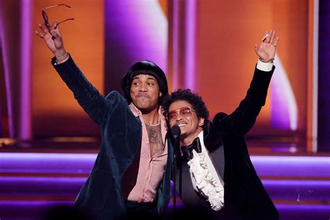 Bruno Mars And Anderson Paaks Silk Sonic Wins Record Of The Year At