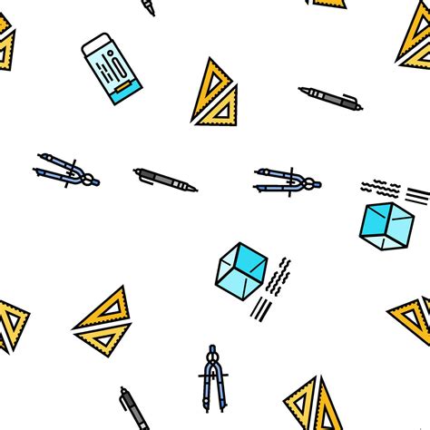 Engineer Construction Architect Vector Seamless Pattern 32515910 Vector Art At Vecteezy