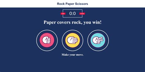 Github Charmee Rock Paper Scissors I Have Made This Game Using Html Css And Javascript In