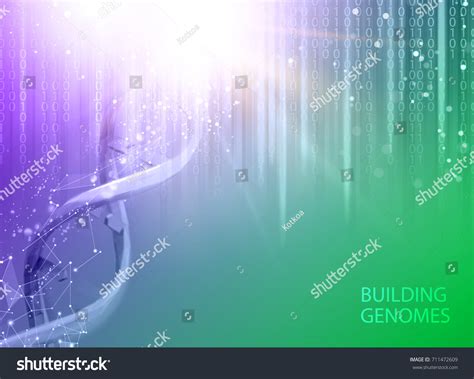 scince illustration bigdata scince illustration dna stock vector