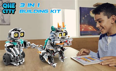 Amazon.com: STEM Building Toys for Kids 6-14, Remote & APP Controlled ...