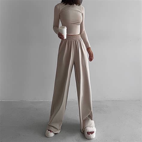 Biglabel ست کراپ آستین بلند و شلوار