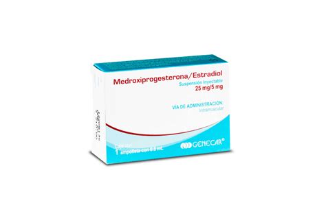 Medroxiprogesterona Estradiol Solucion Inyectable Sin Jeringa 1 Ampolleta Farmacias