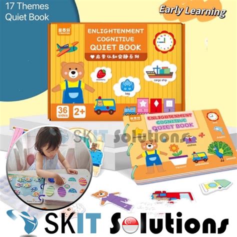 17 Themes Box Set Enlightenment Cognitive Quiet Book Preschool Kinderg Sk I T Solutions