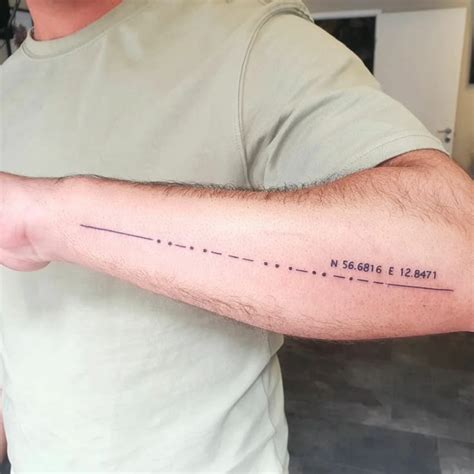Best Morse Code Tattoo Ideas You Have To See To Believe Outsons Morse Code Tattoo