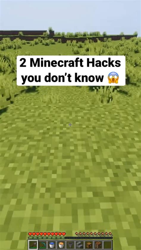 Minecraft Hacks You Didnt Know Minecraft Minecrafthacks Artofit