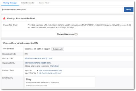 test your localhost url in facebook sharing debugger and twitter card