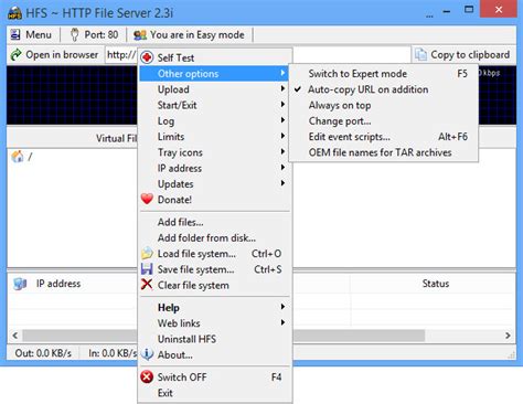 HFS - HTTP File Server 2.3i Build 297 - Neowin