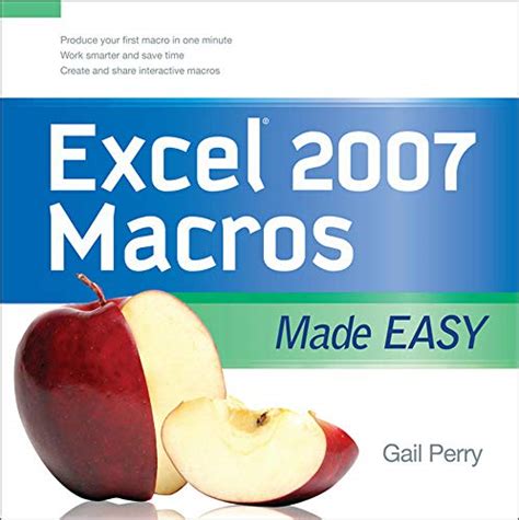 Excel 2007 Macros Made Easy By Perry Gail As New 2008 1st Edition