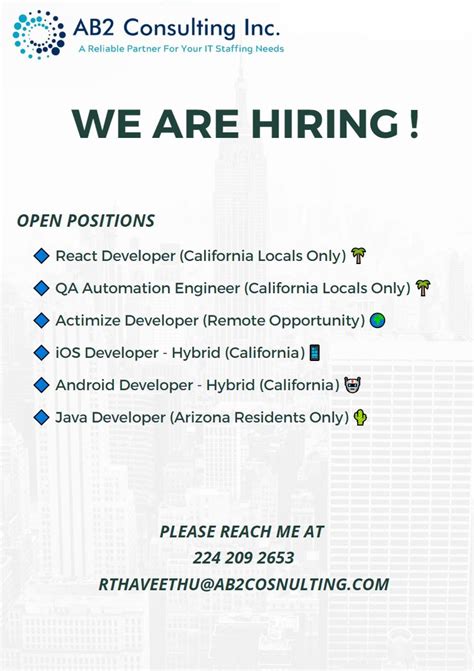 Robinson T On Linkedin Joinourteam Techjobs Opportunitiesawait