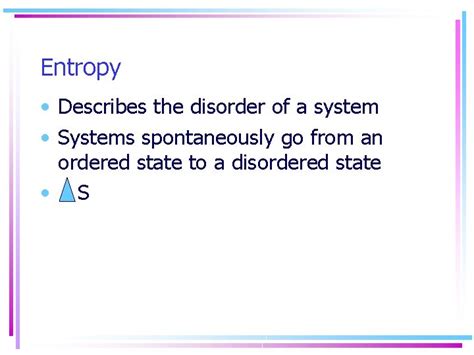 Entropy And Gibbs Free Energy Enthalpy Heat Of