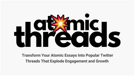 Atomic Threads Turn Your Atomic Essays And Other Blog Posts Into