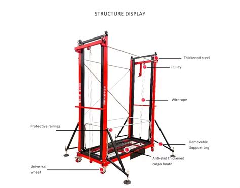 Electric Scaffolding Platform Lifter Scaffolding Electric Elevator Can