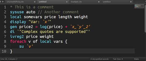 sublime text plugin stataeditor