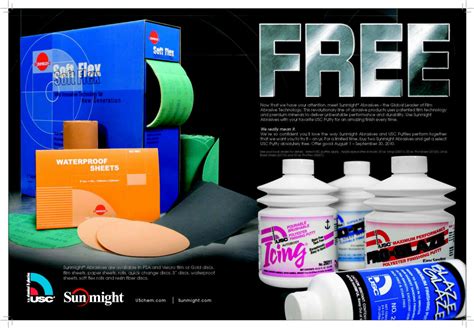 SunMight Promotion: Buy any 2 Boxes SunMight Abrasives, Get 1 USC Putty ...