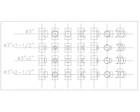 Pvc Pipe Fittings Fixtures Dwg 4 Thousands Of Free Autocad Drawings