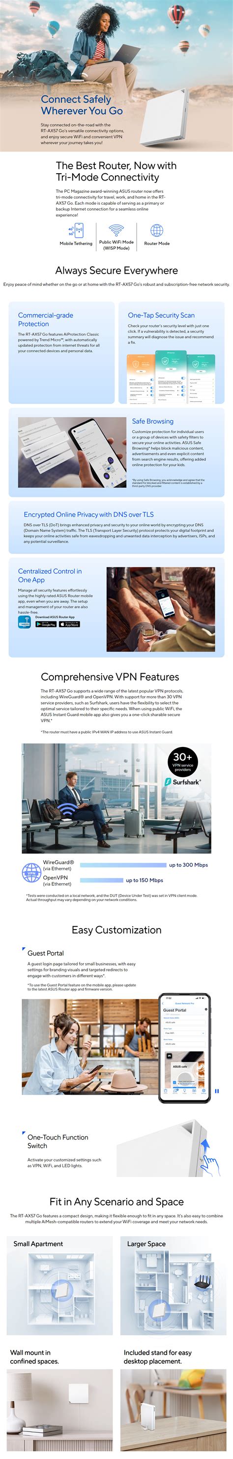 Asus Rt Ax Go Wifi Ax Dual Band Router Rt Ax Go Umart Com Au