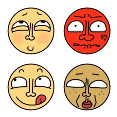 My Weired Face LINE Emoji LINE STORE