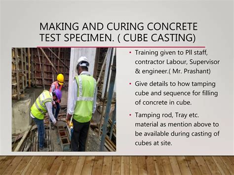 Concrete Cube Casting And Testing Pptx