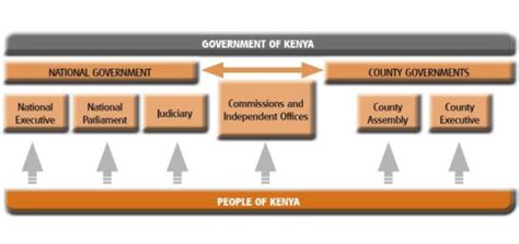 Structure Of Government Of Kenya Download Scientific Diagram