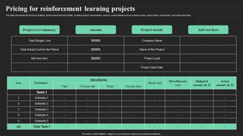 reinforcement learning project powerpoint templates slides and graphics