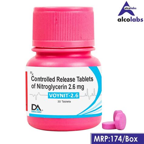 Red Nitroglycerin 2 6 Mg Tablet At ₹ 175 Box In Panchkula Id 19703838833