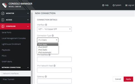 Change Network Settings