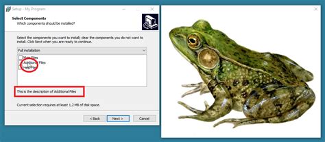 Preview Inno Setup Component On Extra Window Stack Overflow