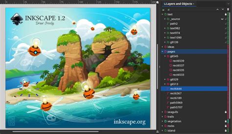 Inkscape 12 Mejora La Gestión De Página Y Paletas De Color