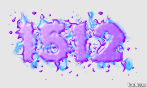 1512 Text Effect and Logo Design Number