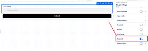 text field setup in bit form bit form