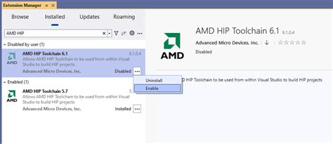 Manage Extension — Hip Vs Documentation