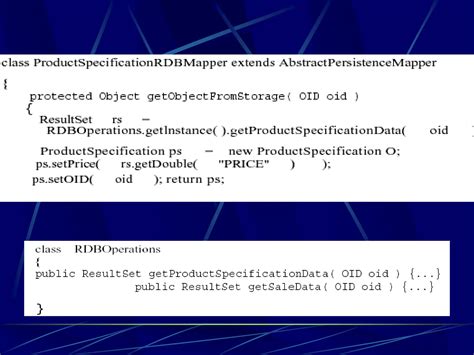 DESIGNING A PERSISTENCE FRAMEWORK WITH PATTERNS Ppt