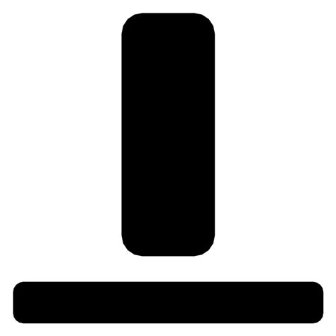 Bottom Align Vector Svg Icon Svg Repo