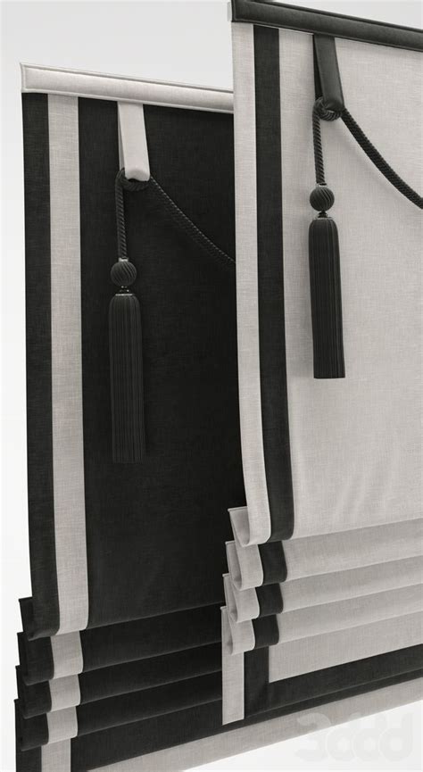 3d модели: Шторы - Римская штора 24 | Curtains, Window coverings ...