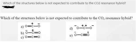 Co2 Resonance Structure