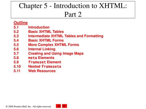 chapter 5 introduction to xhtml part 2 ppt download