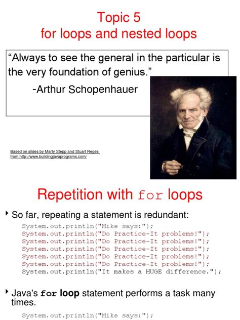 Topic5 For Loops Nested Loops Download Free Pdf Control Flow