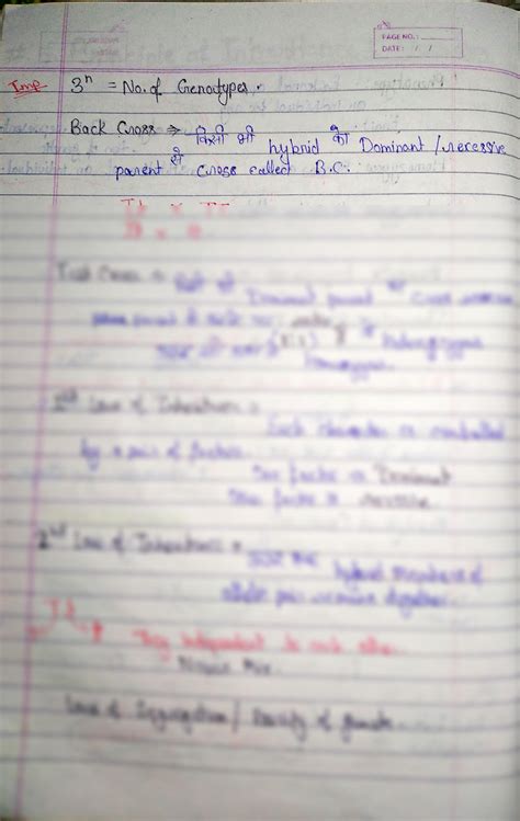 solution principle of inheritance and veriation class 12th chapter 5