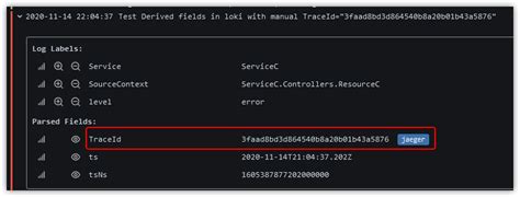 How To Append Traceid To Message Field To Use Loki Derived Fields In