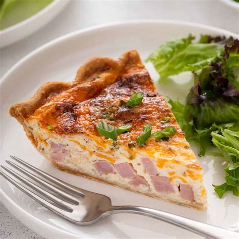 Ham And Cheese Quiche Recipe Ham And Swiss Quiche