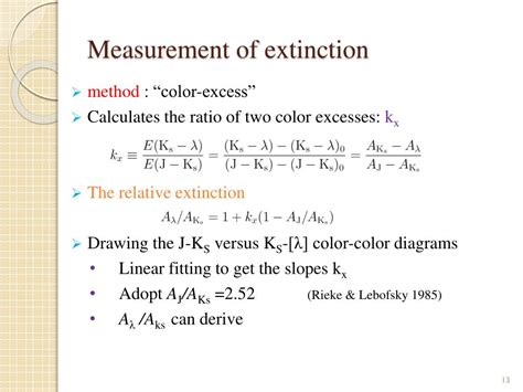PPT The Infrared Extinction Law In Various Interstellar Environments PowerPoint Presentation