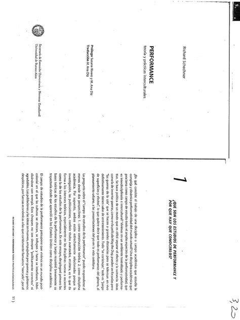 schechner performance teoria y práctica interculturales pdf